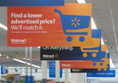 Walmart Low Price Sign