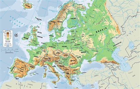 Europe Lakesseas With Map Diagram Quizlet