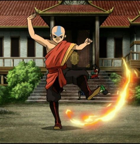 Avatar Aang Practicing Firebending Avatar Aang Avatar Airbender Avatar The Last Airbender Art