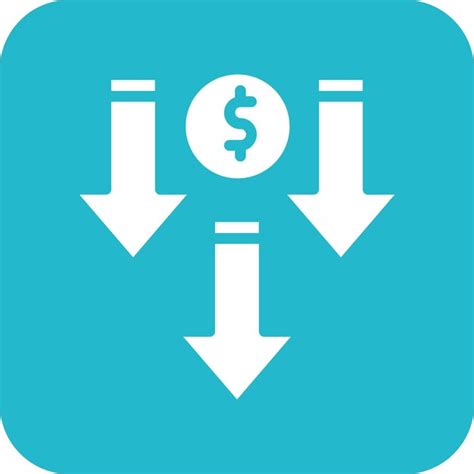 Premium Vector Price Decrease Vector Icon Illustration Of Banking And