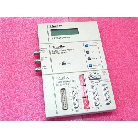 Thurlby Da100 Protocol Analyser Rs232 Rs423 Avec Da101 Display Module