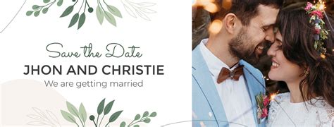Free Vector Floral Wedding Celebration Banner Template