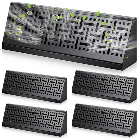 Landhoow 4 Pcs 15 Inch Baseboard Diffuser Register Duct Opening Size