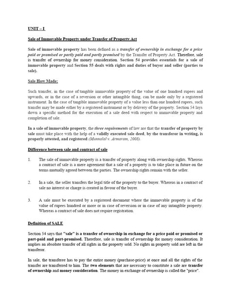 Tpa Sem Vi Notes Pdf Mortgage Law Mortgages