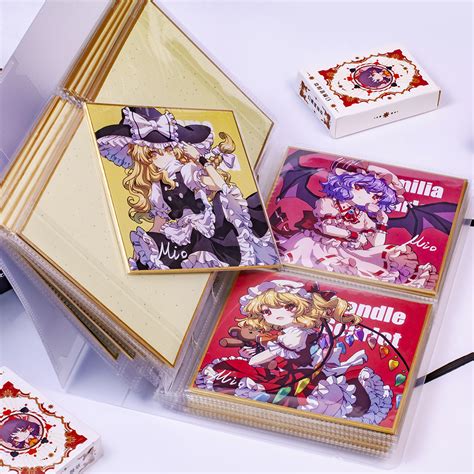 现货十六夜咲夜mio老师东方project收集型色纸系列虎窝淘