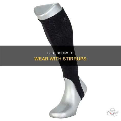 Best Socks To Wear With Stirrups Shunvogue