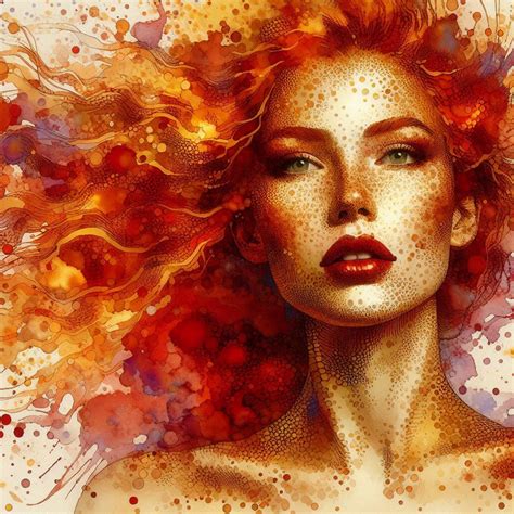 Ginger Woman By Badgercmyk On Deviantart