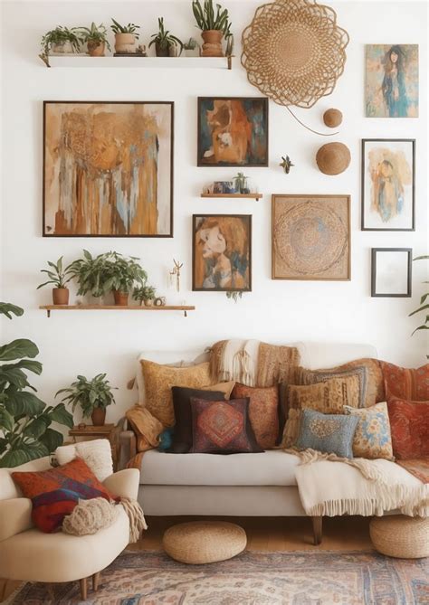 Boho Gallery Wall Above Couch Stunning Design To Inspire You In 2025