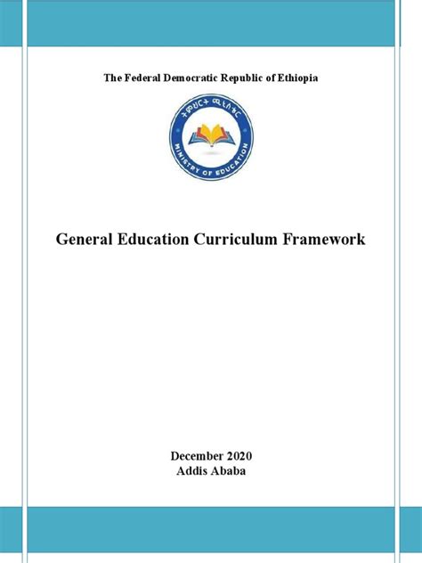 Final Draft Curriculum Frame Work December 28 Pdf