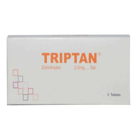 Triptan 2 5mg Tablets 3s Medical Bazar