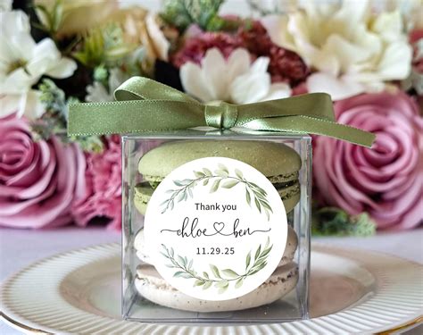 10 Sets Of Wedding Clear Macaron Packaging Macaron Box Wedding Favor Macaron Favor Macaron