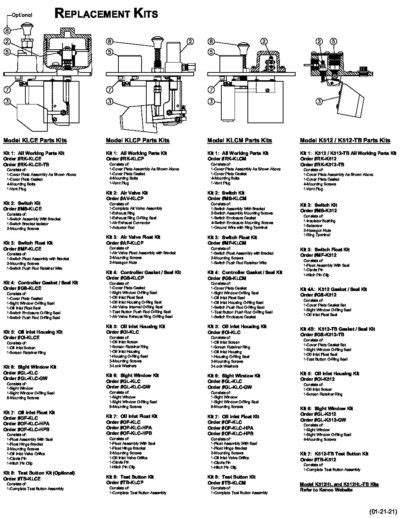 Controller Repair Kits With Tb 2 Kenco