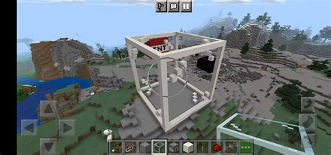 I Made Another Giant Block This Time Its A Glass Block Rminecraft