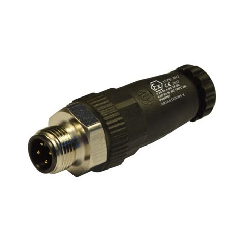 Atex M12 Connector Field Attachable Atex Feinmec Solutions Gmbh
