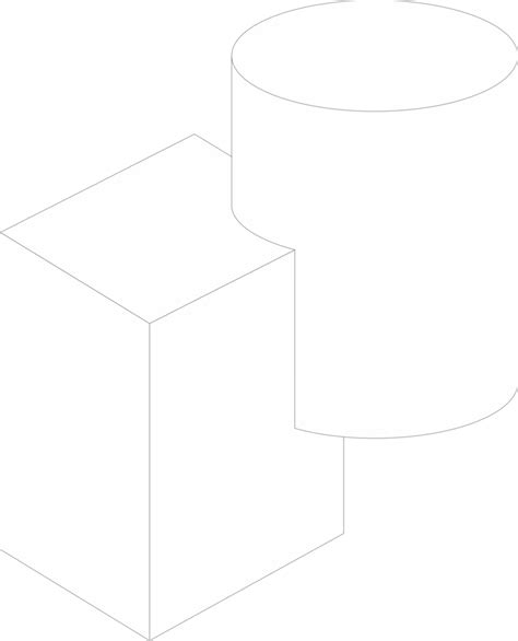 Geometric 3d Shape Outline 31913901 Png