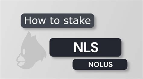 how to stake nls a complete step by step guide daic capital