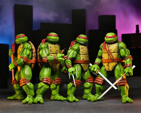 Pack Leonardo Raphael Michelangelo And Donatello Teenage Mutant Ninja