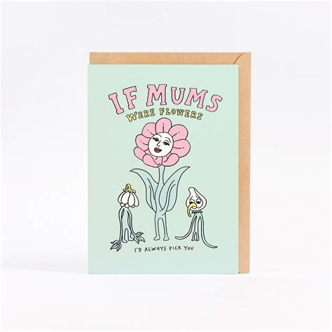 Mum & Mother's Day card - ALWAYS PICK YOU - greeting card by Wally Paper Co, Melbourne ...