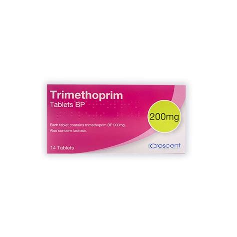 Trimethoprim 200mg Tablets X 6 Idoses