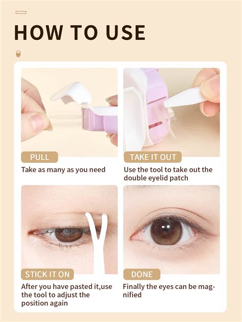 120 Eyelid Patch Belt Eyelid Lifting Belt Waterproof Eye Belt Double Eyelid Design Belt