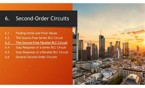 Solving Second Order Circuits Electrical Circuits For Engineering