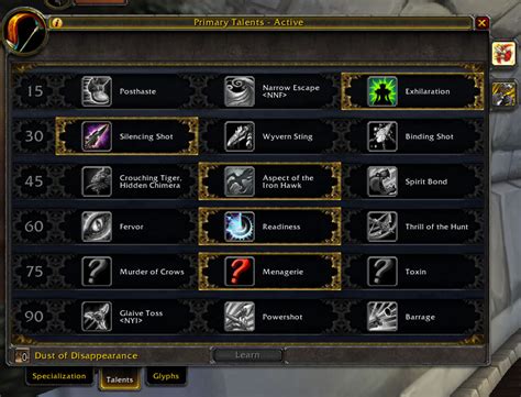 Shot And Awe Mop Hunter Talents