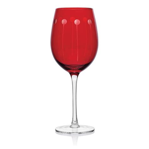 Cheers® Set Of 6 Ruby Wine Glasses Mikasa