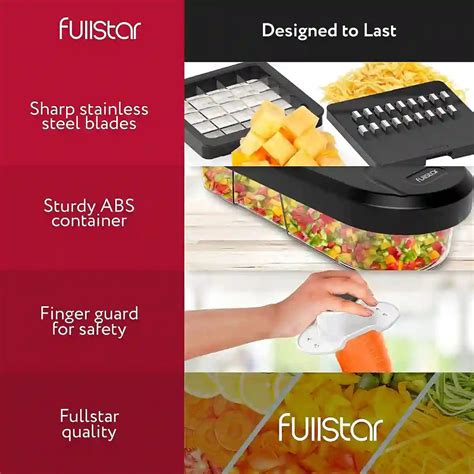 Compact Chopper And Slicer Fullstar Kitchenware