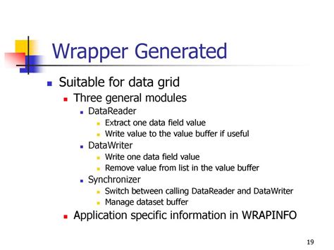 Grid Based Data Integration With Automatic Wrapper Generation Ppt