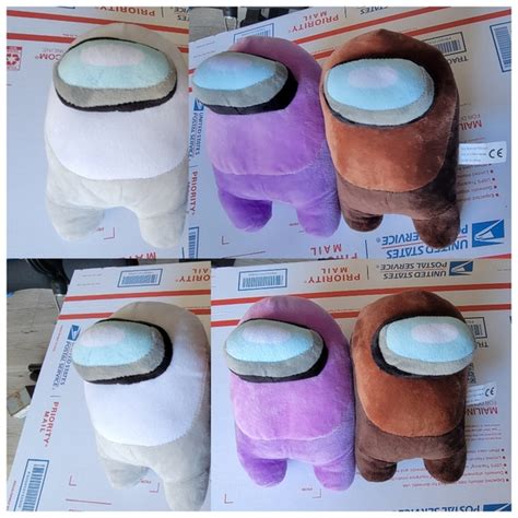 Toys 6 Pack New Among Us Plushies Crewmate 2cm Plush Stuffed Animal