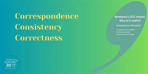 Renkemas Ccc Model Why Is It Useful Professional Editors Guild