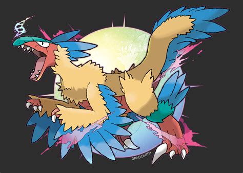 Mega Archeops By Dragonith On Deviantart Mega Evolution Pokemon
