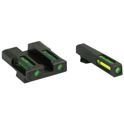 Hi Viz Litewave H3 Green Sights For Glock 9mm 40 Sandw And 357 Sig