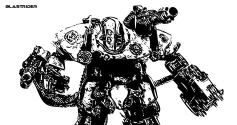 Thanatar Class Siege Automata Sketch By Blastrider On Deviantart