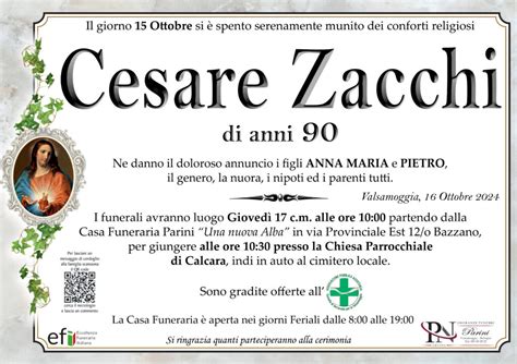 Cesare Zacchi Onoranze Funebri Parini