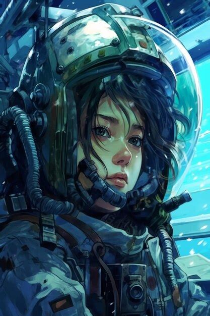 Premium Ai Image A Passenger In Space Spacecraft Watching Sea