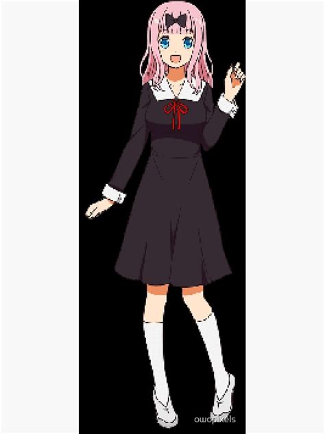 Póster «chika Fujiwara Pixel Art De Owopixels Redbubble