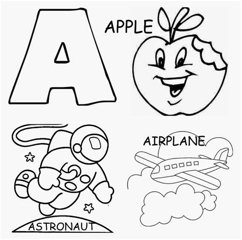 Printable Letter Coloring Pages Letter Structure Basics