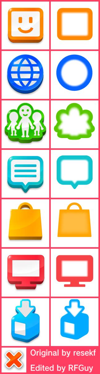 Home Menu Icons Wii U Menu Wii U The Spriters Resource