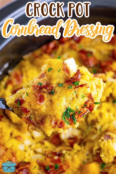 Crock Pot Cornbread Dressing Crockpot Recipes Easy Cornbread