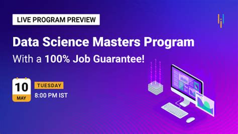 Program Preview A Live Look At The Data Science Masters Program With Job Guarantee Simplilearn