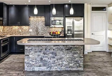 Stone Kitchen Island Diy Things In The Kitchen
