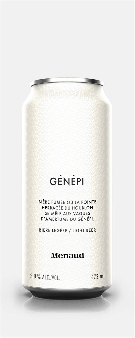 Bière Génépi Menaud Distillerie Et Brasserie De Charlevoix