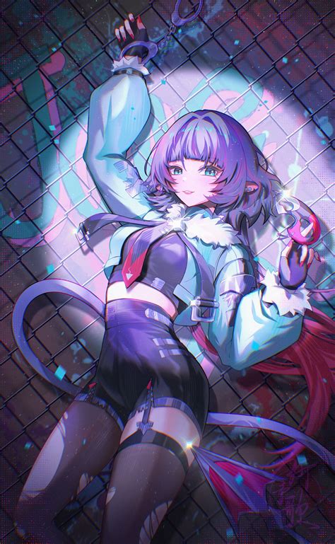 Jane Doe Mouse Girl Zenless Zone Zero Mobile Wallpaper Pixiewall