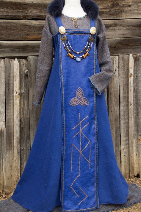 Viking Dress Woman Viking Womens Dress Norse Dress Woman Viking Clothes