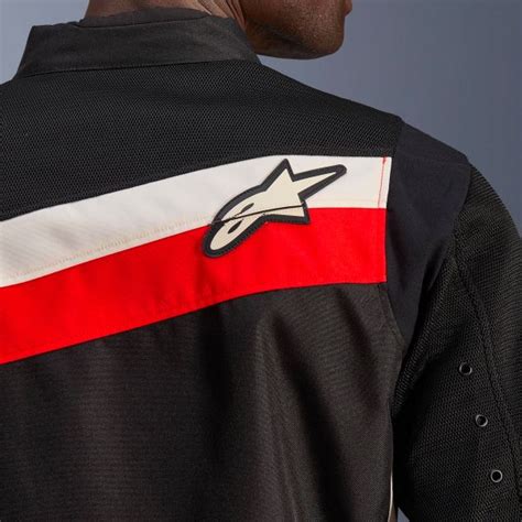Blouson Moto Alpinestars T Dyno Air Black Bright Red Ecru En Stock