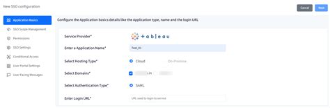 Configure Single Sign On Sso For Tableau Cloud