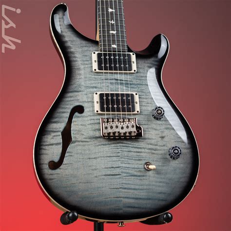 Prs Ce 24 Semi Hollow Faded Blue Smokeburst Ish Guitars
