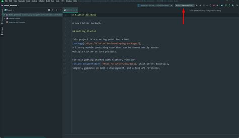 Dart How Do I Add An Example Project To A Flutter Package Stack Overflow