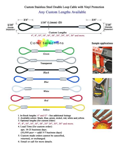 Stainless Wire Cables Californialanyards